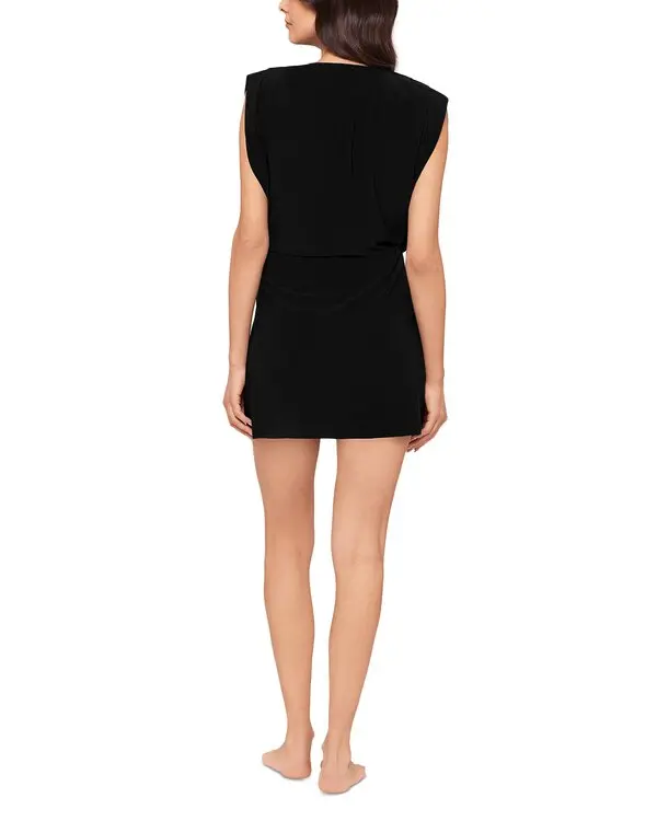 Magicsuit Surplice Plunge Dress Swim Cover-up