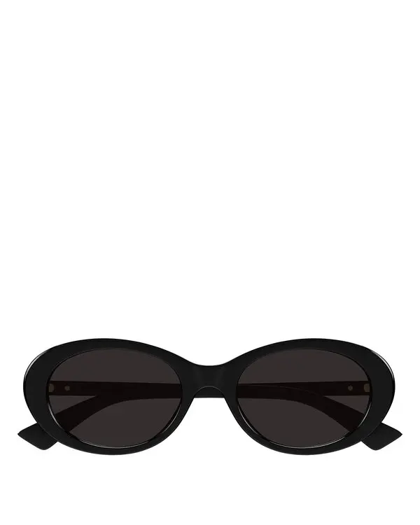 Bottega Veneta Oval Sunglasses, 54mm