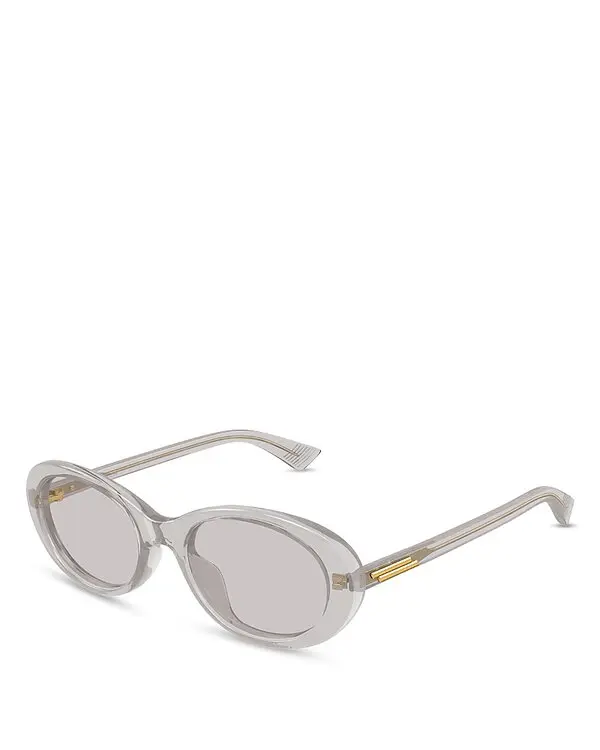Bottega Veneta Oval Sunglasses - Gray