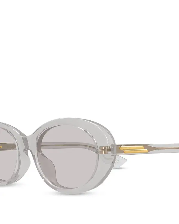 Bottega Veneta Oval Sunglasses - Gray