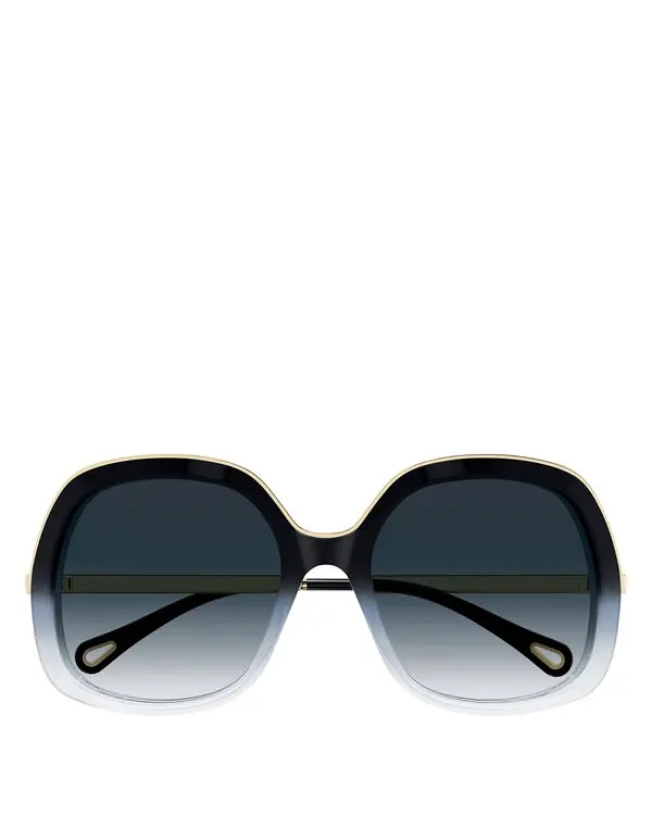 Chloé Square Sunglasses, 56mm