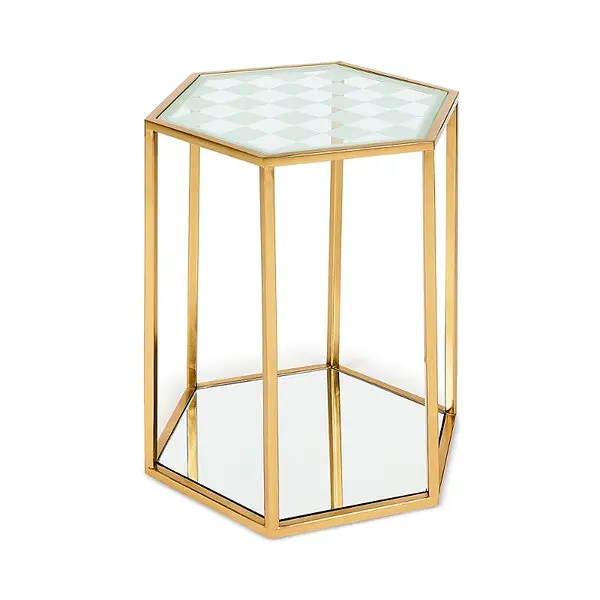 MACKENZIE-CHILDS Honeycomb Accent Table - Multi