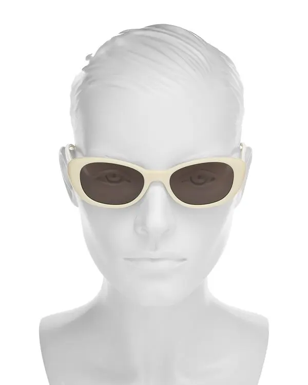 Saint Laurent Cat Eye Sunglasses, 52mm - Ivory