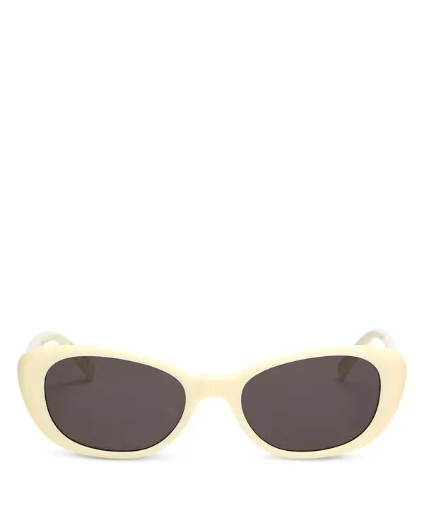 Saint Laurent Cat Eye Sunglasses, 52mm - Ivory