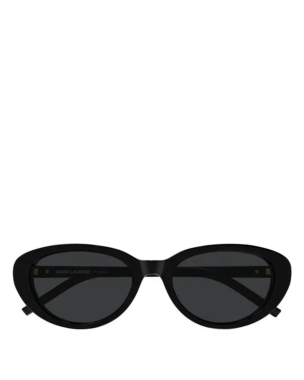 Saint Laurent Oval Sunglasses, 55mm