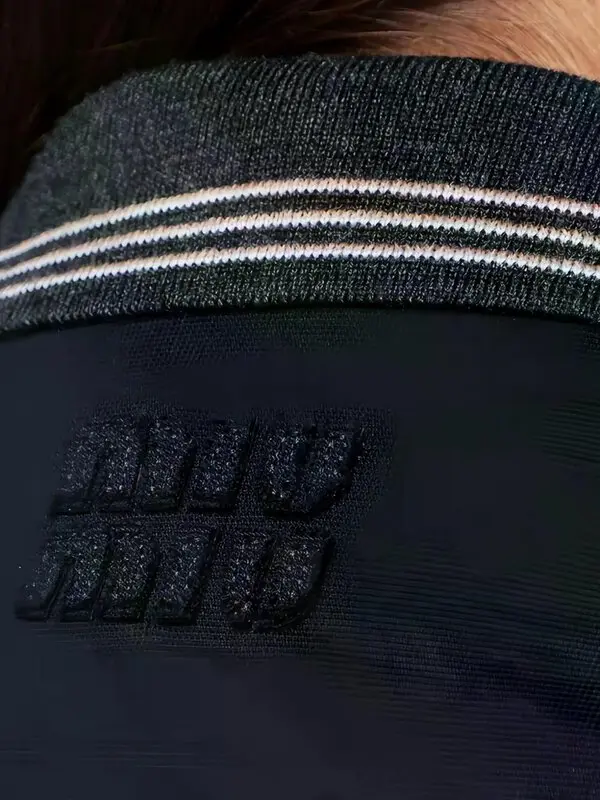 Miu Miu Colourblock Zip Sweatshirt
