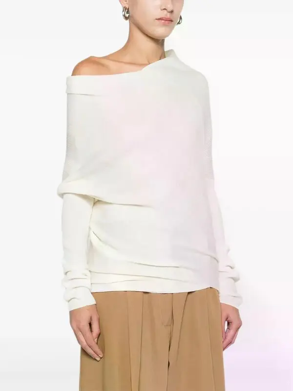 P.a.r.o.s.h Off-shoulder Long Sleeve Sweater