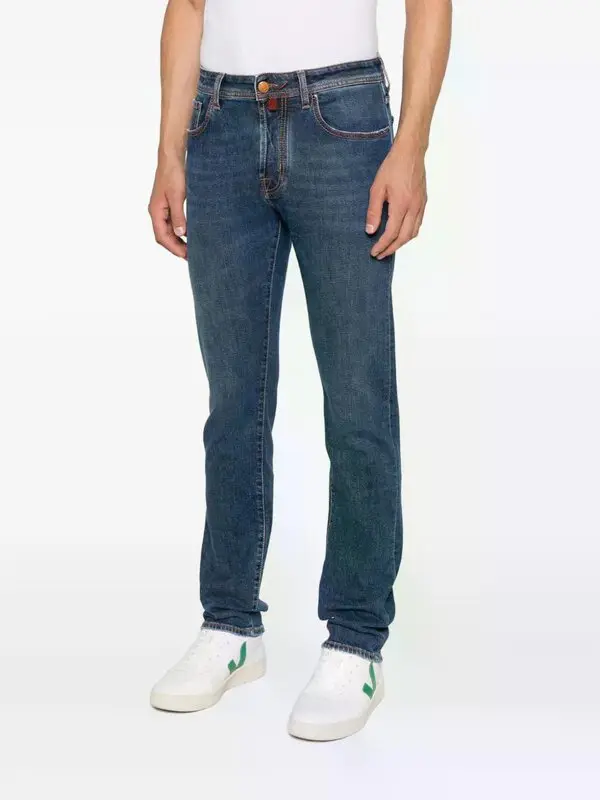 Jacob Cohen Logo-motif Jeans - Blue