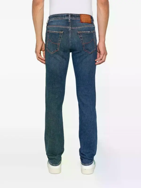 Jacob Cohen Logo-motif Jeans - Blue