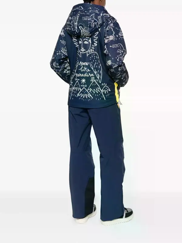 Rossignol Constellation-print Hooded Ski Jacket