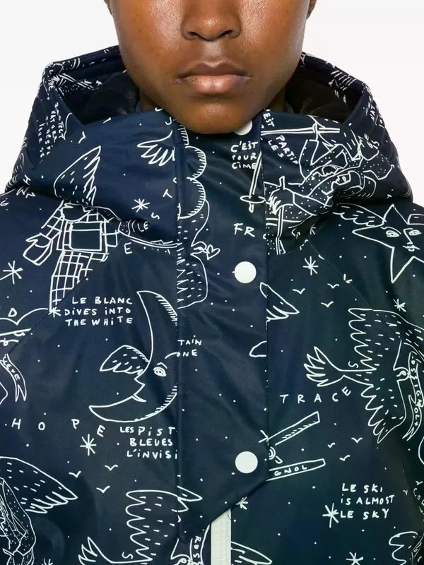 Rossignol Constellation-print Hooded Ski Jacket