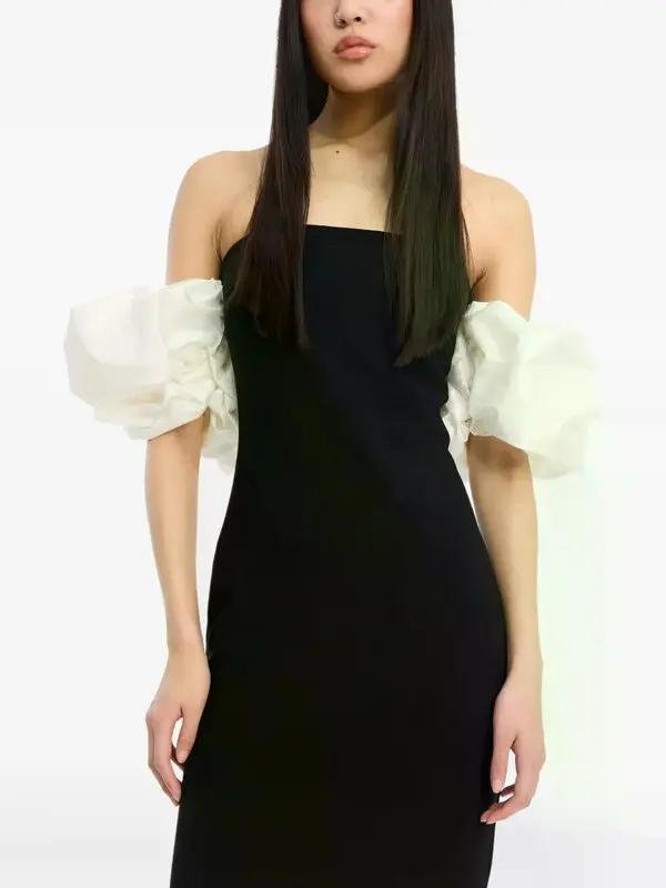 ROTATE BY BIRGER CHRISTENSEN Maxi Dress With Puff Sleeves