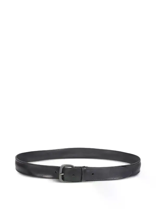 ORTIGNI Leather Belt - Black