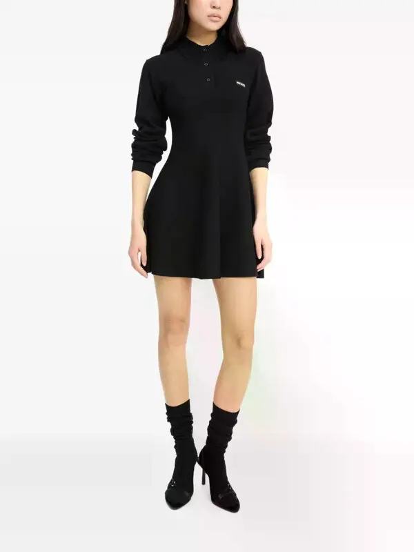 ROTATE BY BIRGER CHRISTENSEN Polo-collar Mini Dress