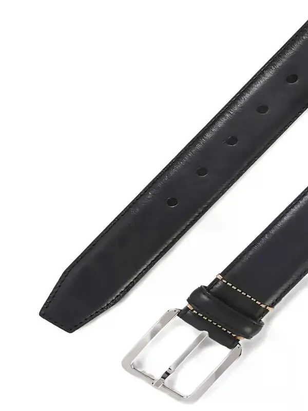 BOSS Square Buckle Leather Belt
