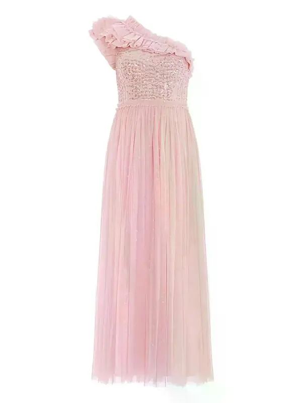 NEEDLE & THREAD Sequin Ruffled Gown