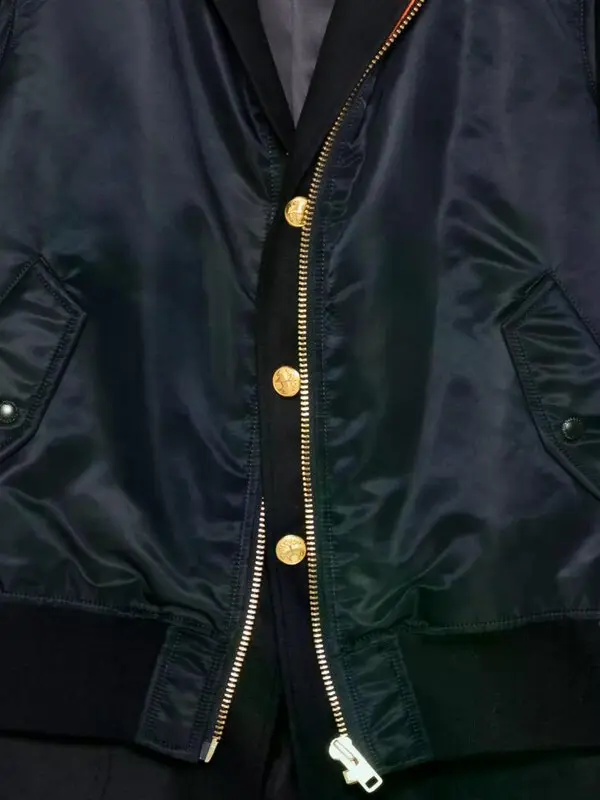 Junya Watanabe Satin-finish Bomber Jacket