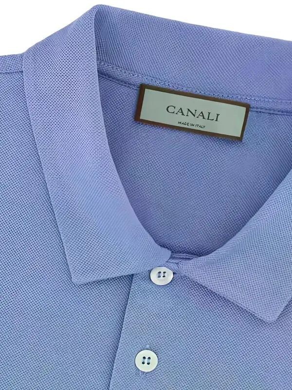 Canali Button Polo Shirt
