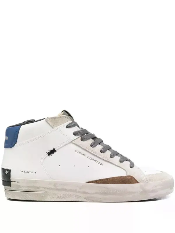 CRIME LONDON Sk8 Deluxe Sneakers - White