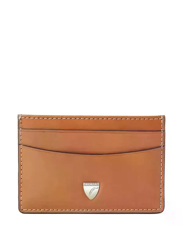 ASPINAL OF LONDON Shield-plaque Cardholder - Brown