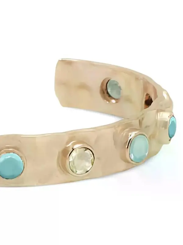 ATELIER MON Aviva Aqua Cuff Bracelet