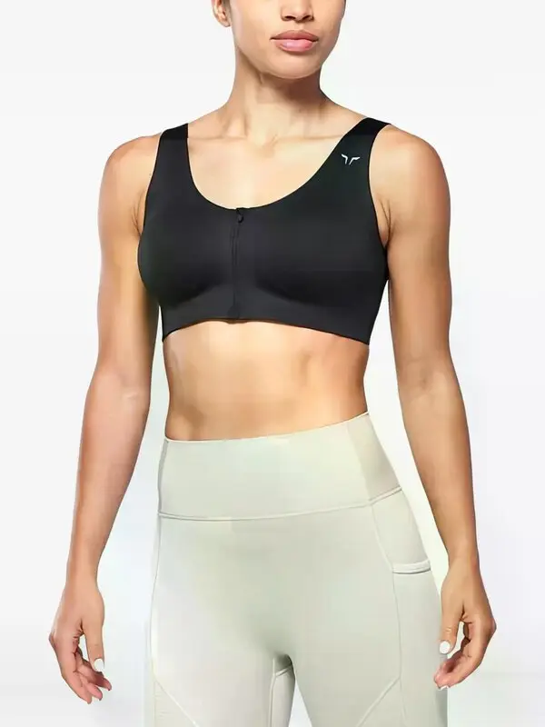 SQUATWOLF Zip-front Bra Top