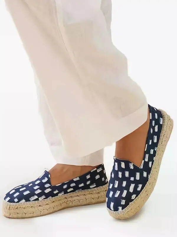Manebí Double-sole Patterned Espadrilles - Blue