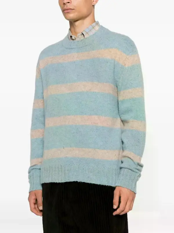 DIANA STUDIO Striped Crew-neck Sweater
