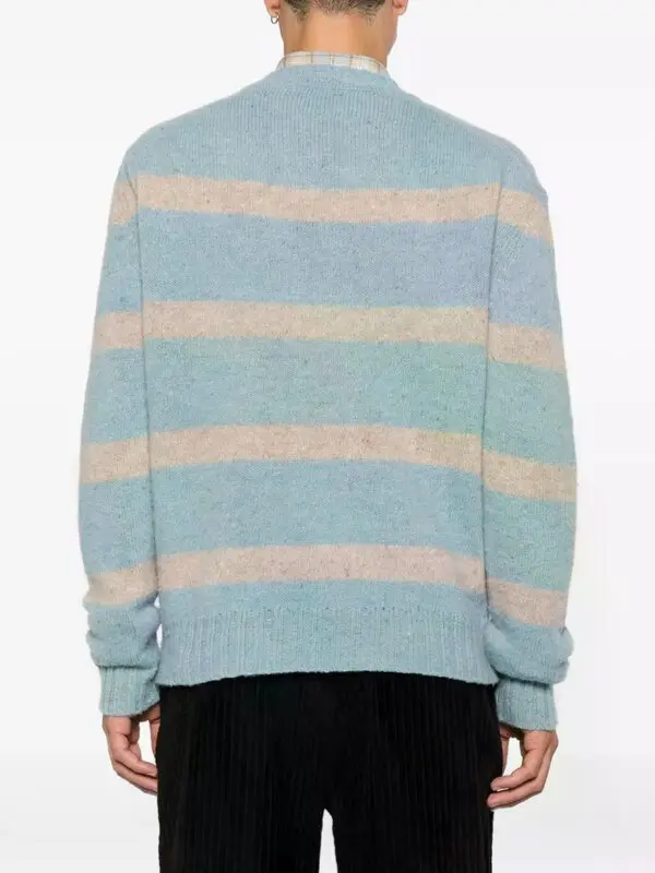 DIANA STUDIO Striped Crew-neck Sweater