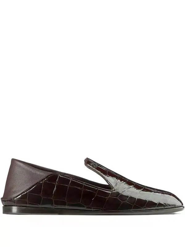 JIMMY CHOO Eliott Slipper Flats - Brown