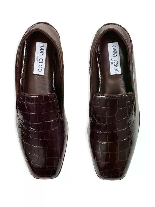 JIMMY CHOO Eliott Slipper Shoes - Brown