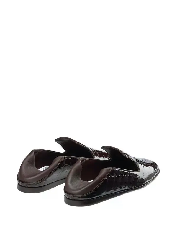 JIMMY CHOO Eliott Slipper Shoes - Brown