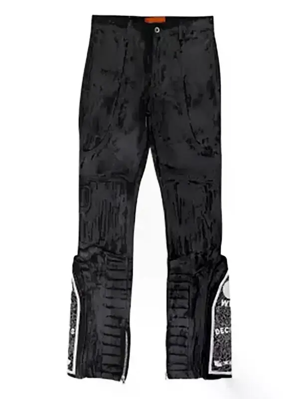 WHO DECIDES WAR Moto Straight-fit Jeans