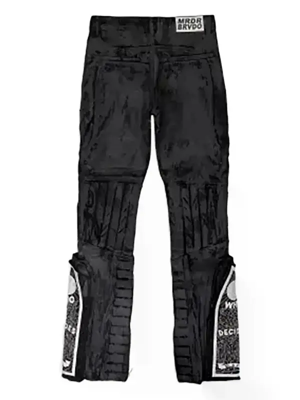 WHO DECIDES WAR Moto Straight-fit Jeans