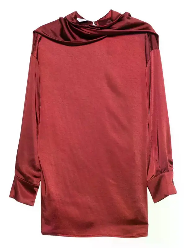 THE NINA STUDIO Cowl-neck Blouse