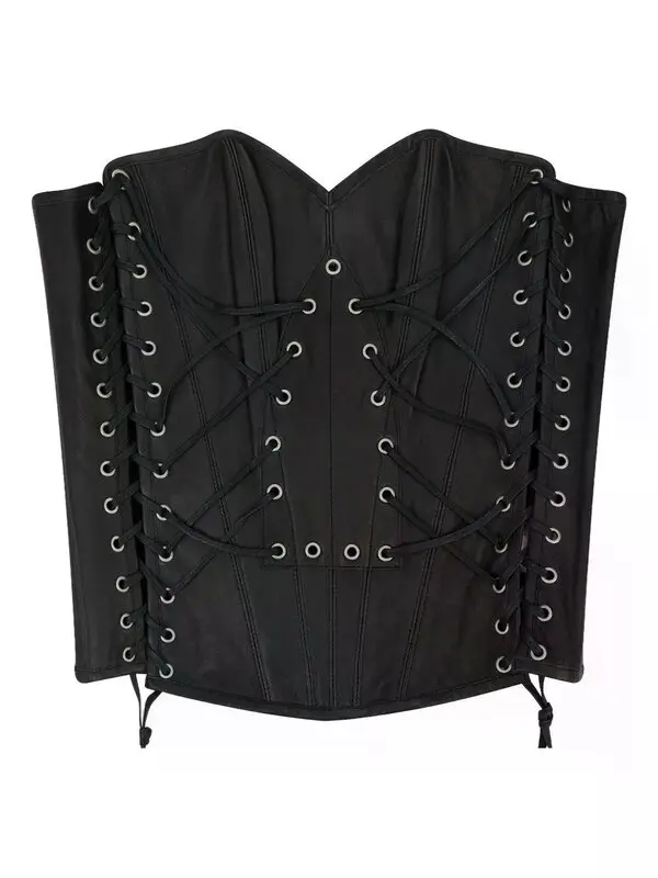 WHO DECIDES WAR BY EV BRAVADO Window Drawstring Corset