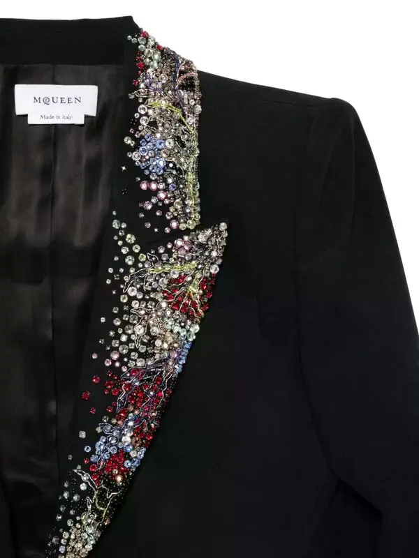 Alexander McQueen Embellished-collar Blazer