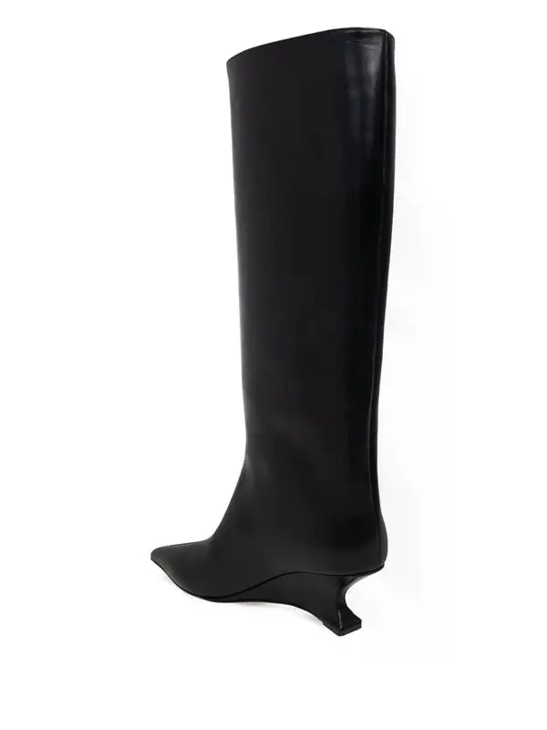 Paris Texas 65mm Pointed-toe Sculpted-heel Boots