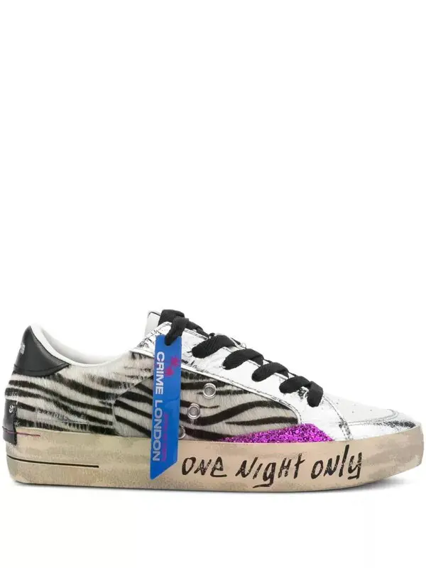 CRIME LONDON Sk8 Deluxe Sneakers - White