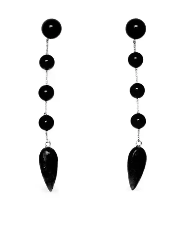 SOPHIE BUHAI Beaded Drop Earrings - Black