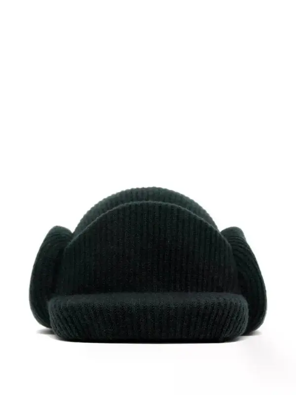 DURAN LANTINK Ribbed-knit Beanie - Green