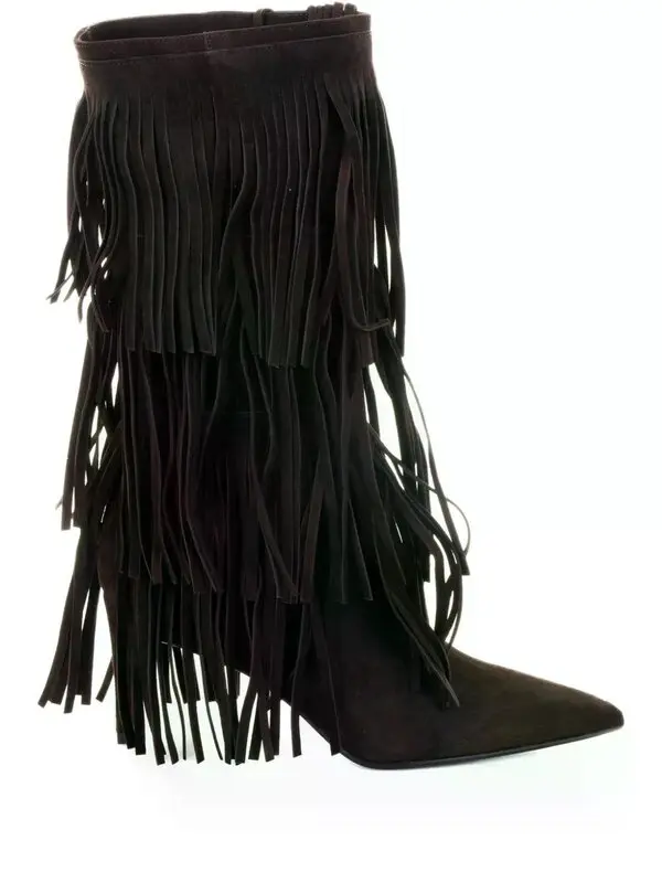 CHANTAL Fringe Suede Boots