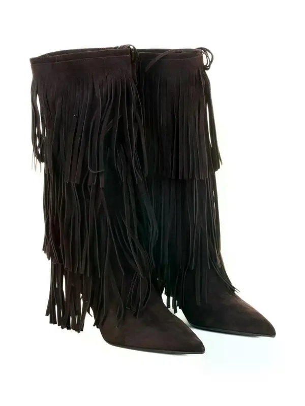 CHANTAL Fringe Suede Boots