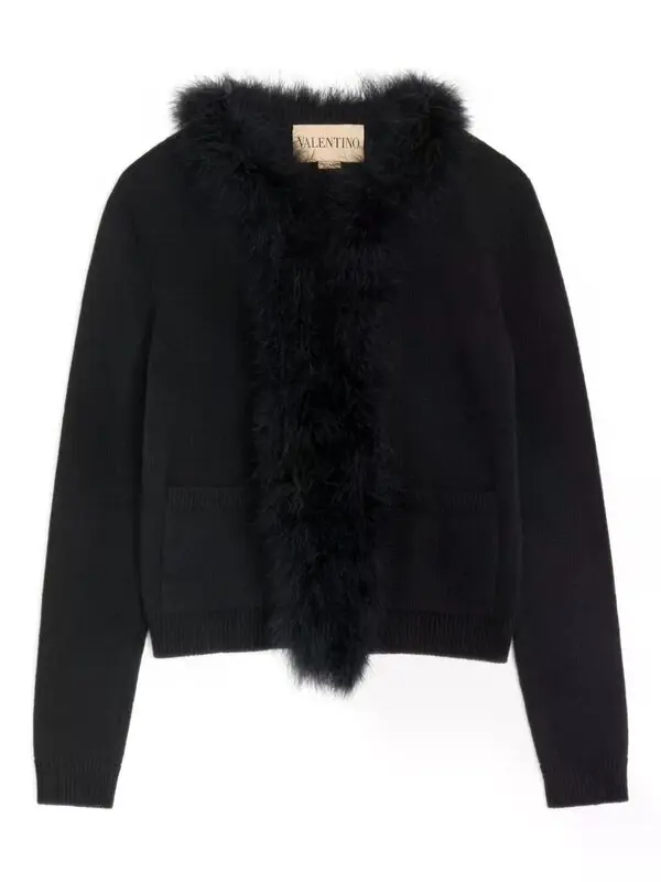 Valentino Garavani Wool Cardigan - Black