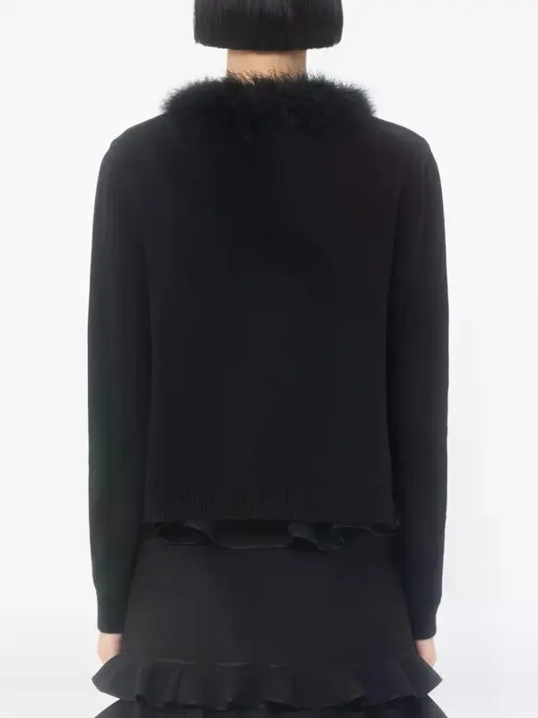 Valentino Garavani Wool Cardigan - Black