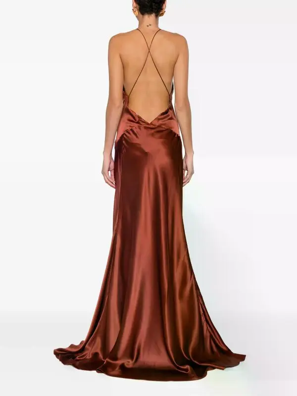 Amiri Satin Dress