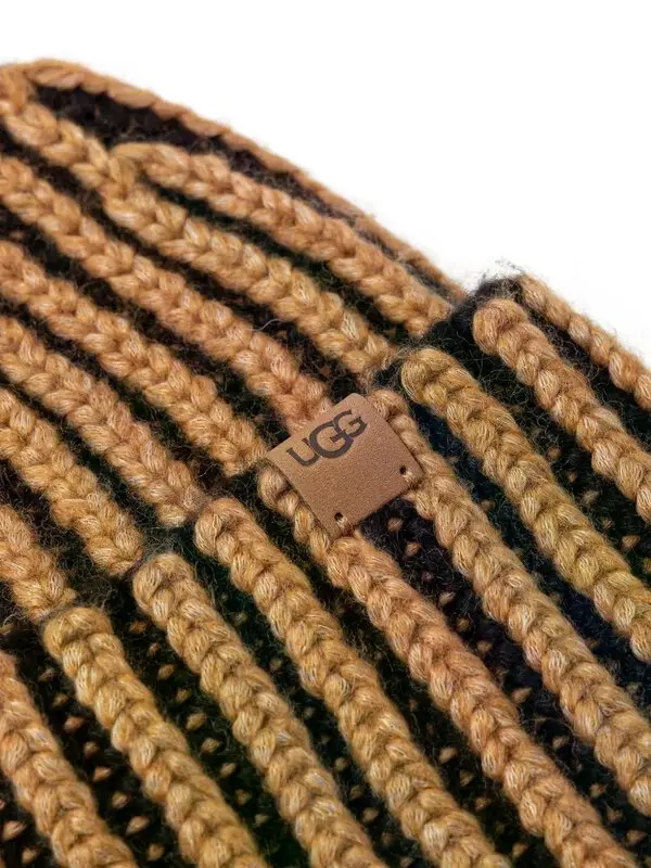UGG Striped Beanie Set