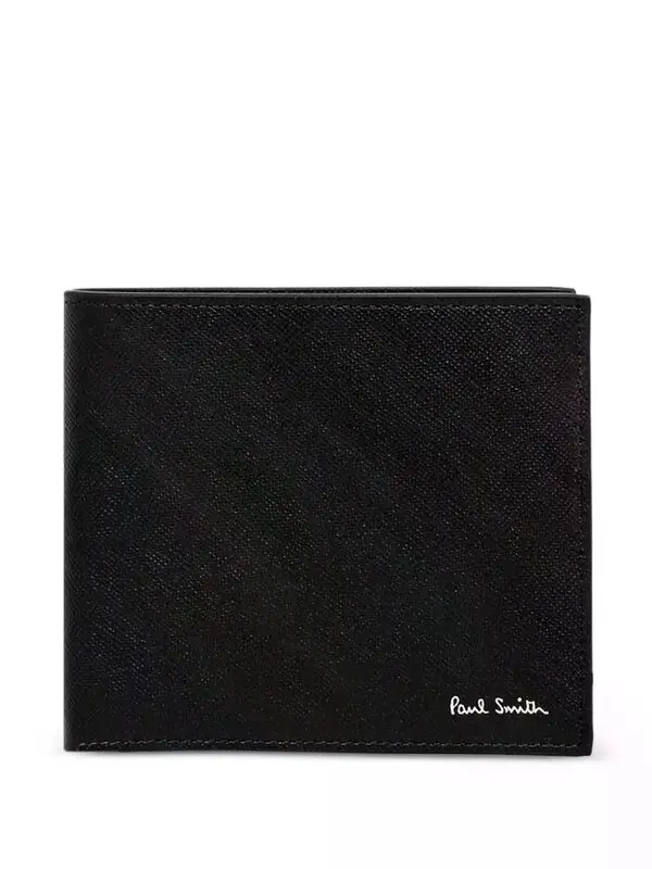 Paul Smith Textured Leather Wallet - Black