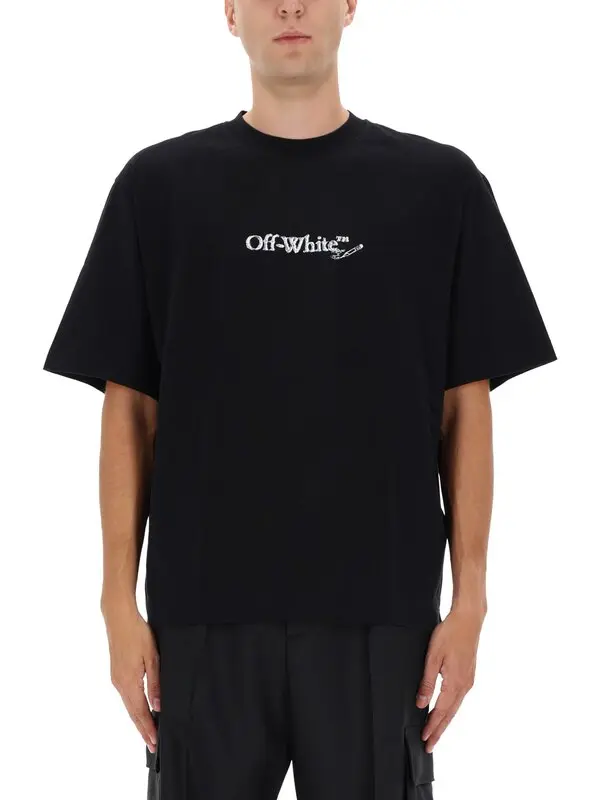 Off-White T-shirt With Logo