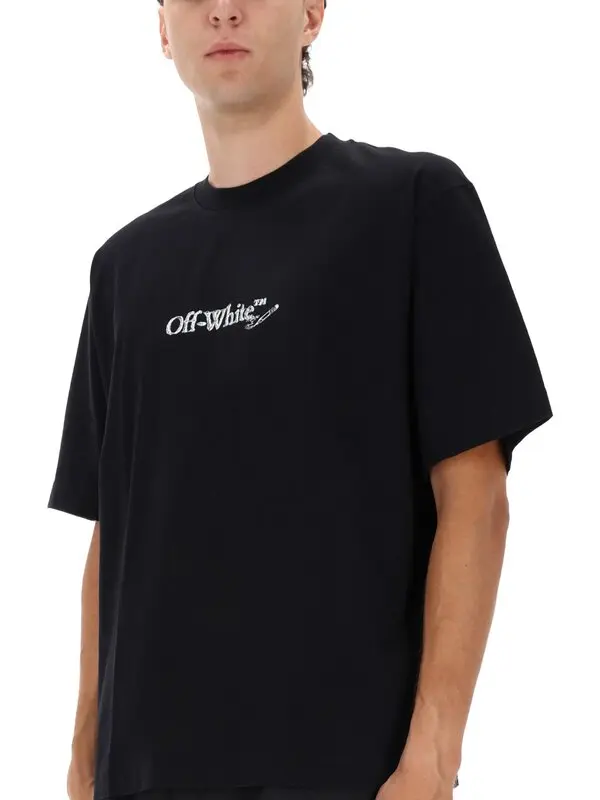 Off-White T-shirt With Logo